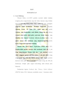 Literature review: hubungan tingkat stres dengan perilaku merokok pada remaja - eSkripsi ...